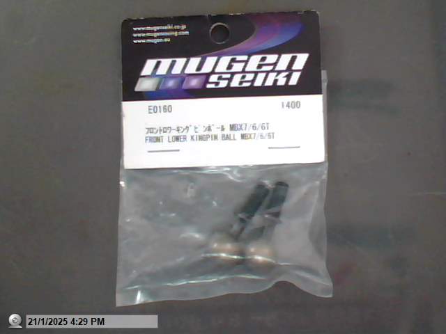 Front Lower Kingpin Ball Mugen Seiki E0160 MBX7/6/6t – Hobby Boss
